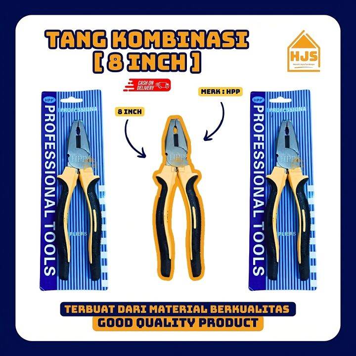 Tang Kombinasi 6 inch & tang kombinasi 8 Inci HPP Combination Pliers ...