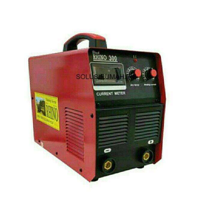 TRAFO LAS RHINO MMA 300A 3 PHASE MERAH INVERTER 300 A AMPERE WELDING | Lazada Indonesia
