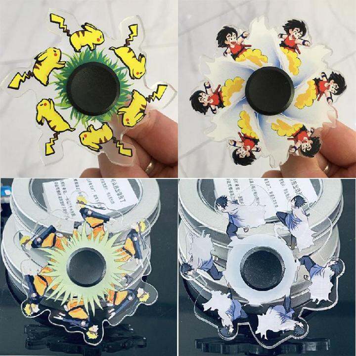 Fidget Hand Spinner Gyro anime Anti Stress Cartoons Animal Animation ...