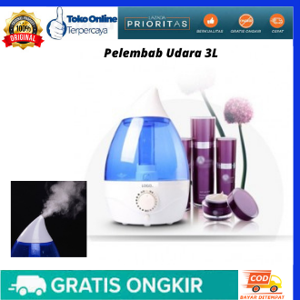 PROMO Air Humidifier 3L Pengharum Ruangan Dengan Uap Air Isi Besar ...