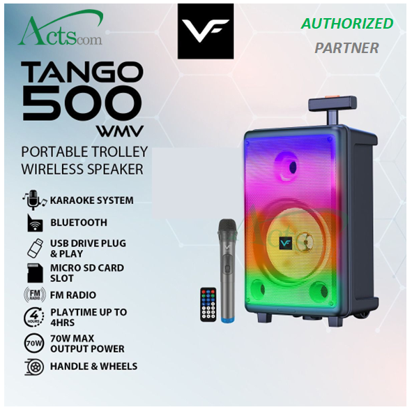 VINNFIER Tango 500 WMV (Portable Trolley Wireless Speaker) | Lazada