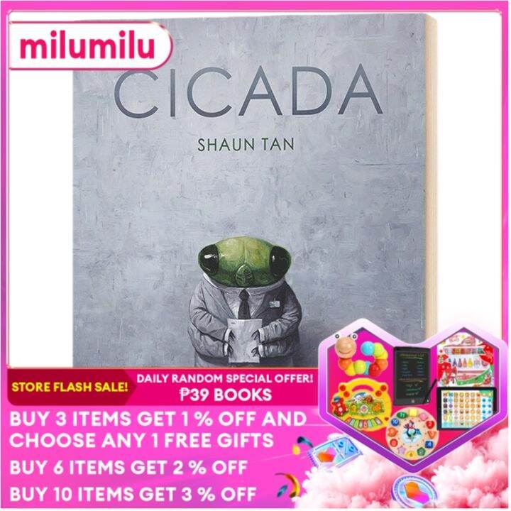 Milumilu Cicada Shaun Tan The Arrival Original English literary novels ...
