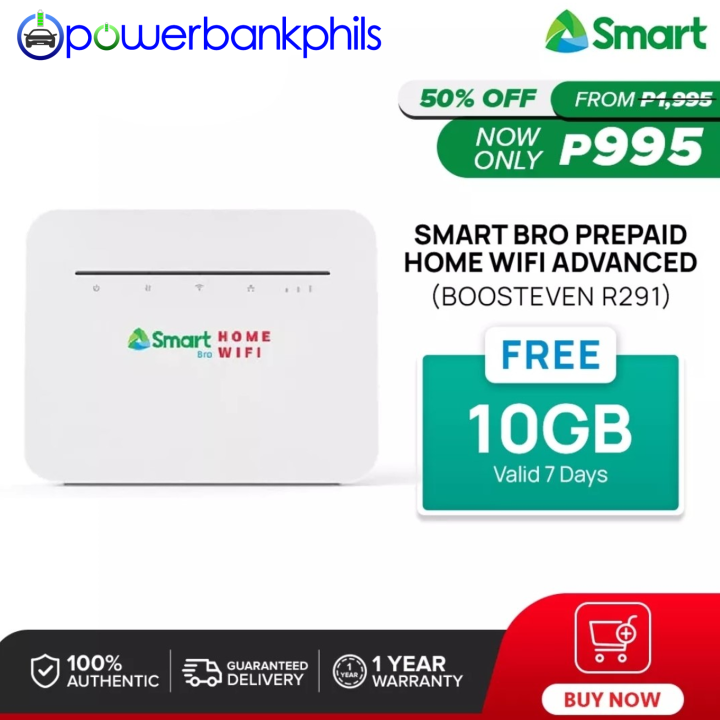 Smart Bro Prepaid Home Wifi LTE Advanced Boosteven Boost Even 4G LTE CPE Router R291 (upgraded ...