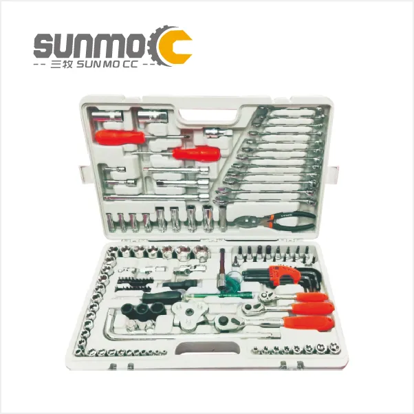 ERMETIQ/SUNMO 133 Pieces Tool Kit Suit Auto Repair Kit | Lazada PH