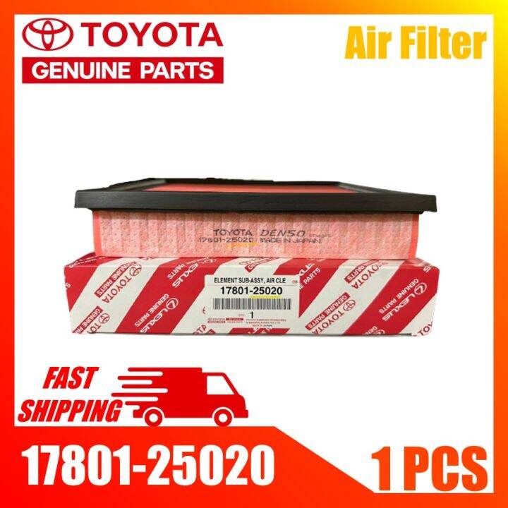Genuine Toyota Air Filter 17801-25020 – Air Filter / Toyota / Camry ...