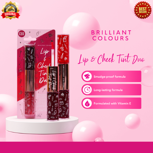 Original Brilliant Colours 2in1 pack Lip & Cheek Tint Dou CEO ...