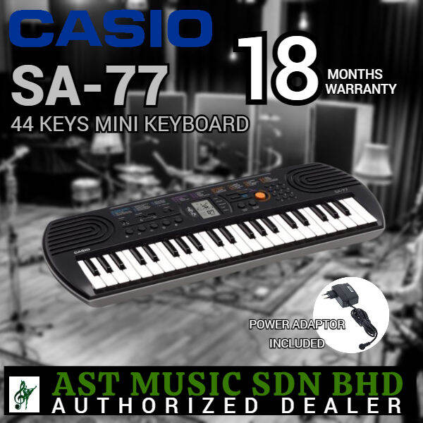 Casio SA77 keyboard (grey) | Lazada