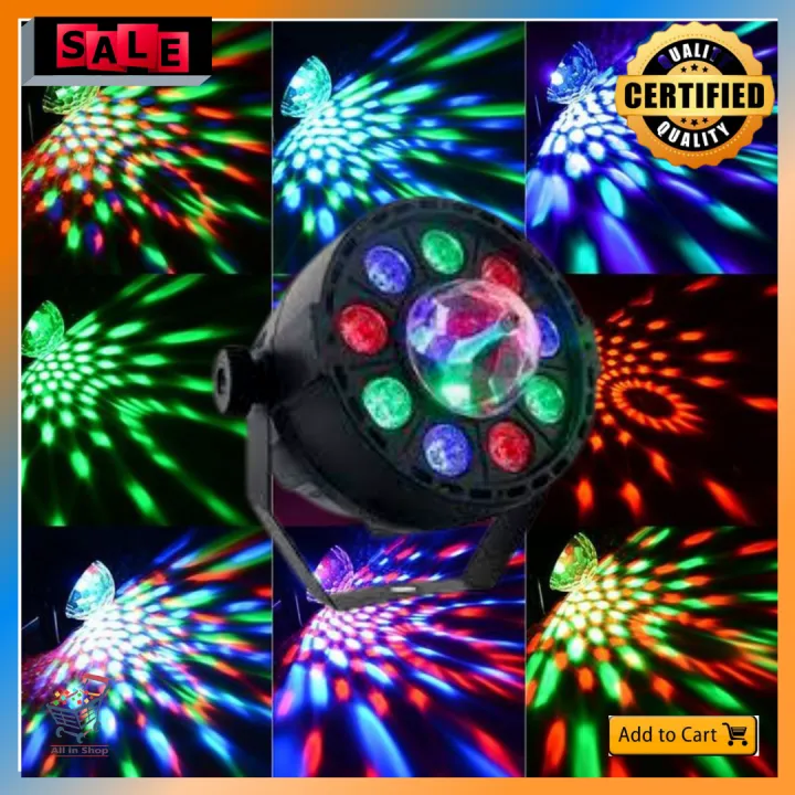 LED Mini Disco Ball RGB 6 LED Party Disco Lights | Lazada PH