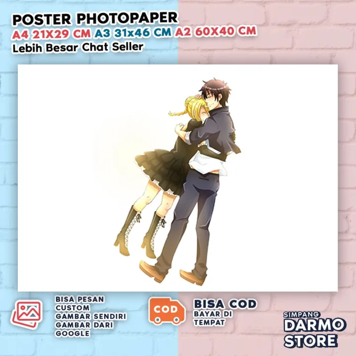 Poster Beelzebub Hisan Dinding Anime Acc Wibu Otaku Tatsumi Oga Hilda ...