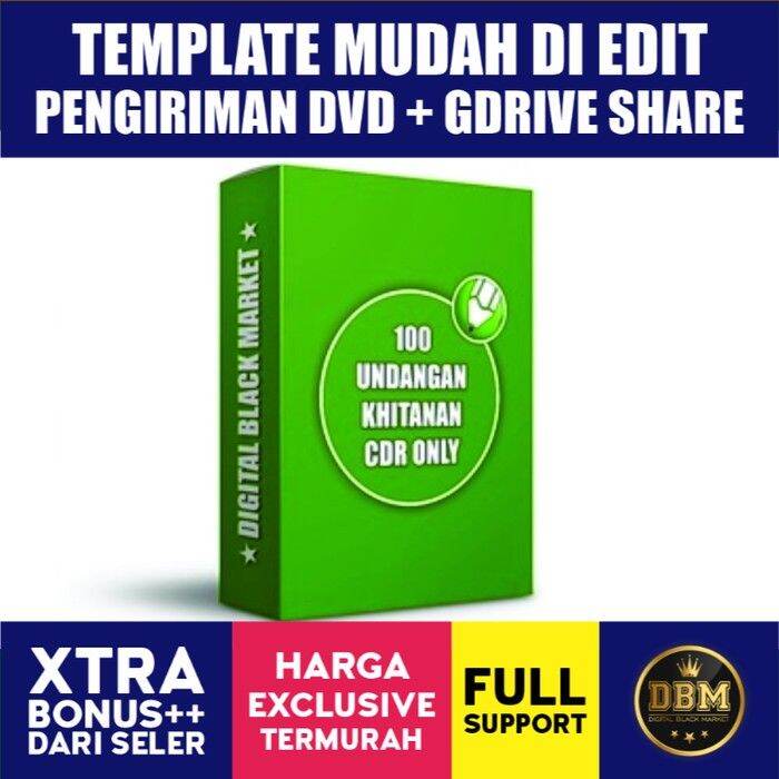 100 Undangan Khitanan Cdr Only - Coreldraw Template | Lazada Indonesia