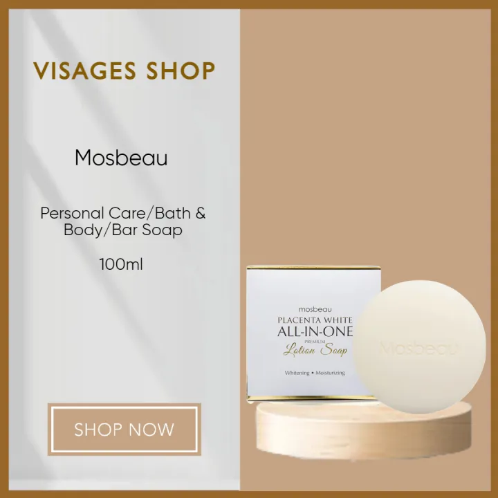 MOSBEAU Placenta White All In One Lotion Soap 100g | Lazada PH