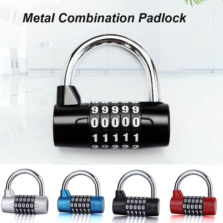 {Invincible Locksmith} 5 Digit Combination Dial Padlock High Security ...