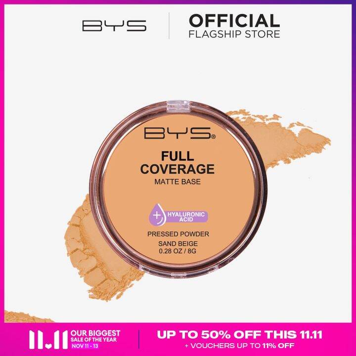BYS Full Coverage Pressed Powder | Lazada PH