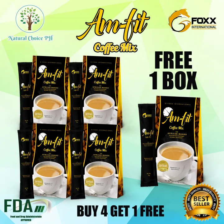 ORIGINAL AMFIT SLIMMING COFFEE (BUY 4 GET 1 FREE) | Lazada PH