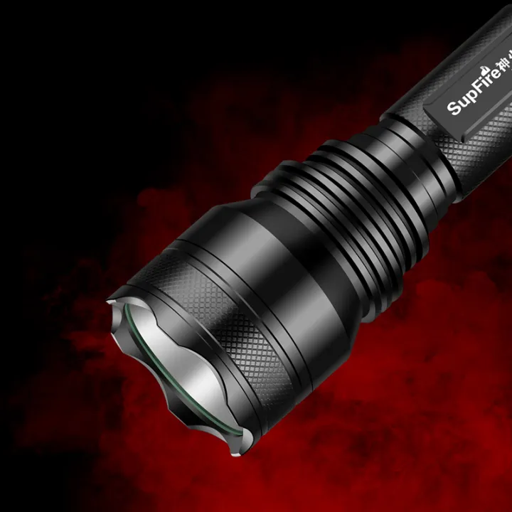 Supfire X5ยุทธวิธี LED ไฟฉายกันน้ำตั้งแคมป์ไฟฉาย5โหมดสว่างสุด1100 ...