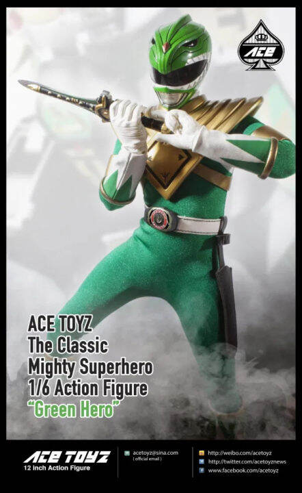Ace Toyz - Mighty Morphin' Power Rangers - 1/6 Green Ranger | Lazada PH