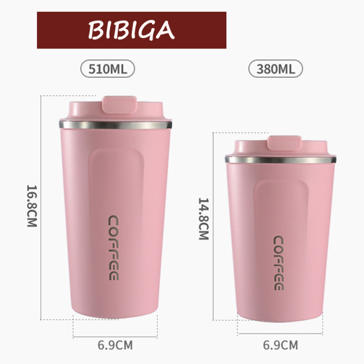 Ly giữ nhiệt đựng coffee tea lõi inox 304 cao cấp dung tích 380ml và 510ml - Cốc giữ nhiệt sơn ...