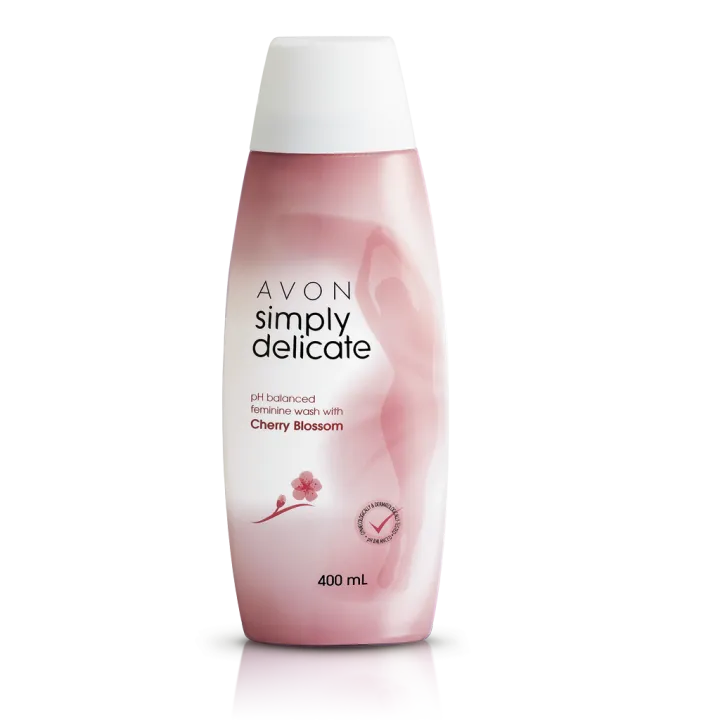 Avon Simply Delicate pH Feminine Wash with Cherry Blossom ( 400mL ...