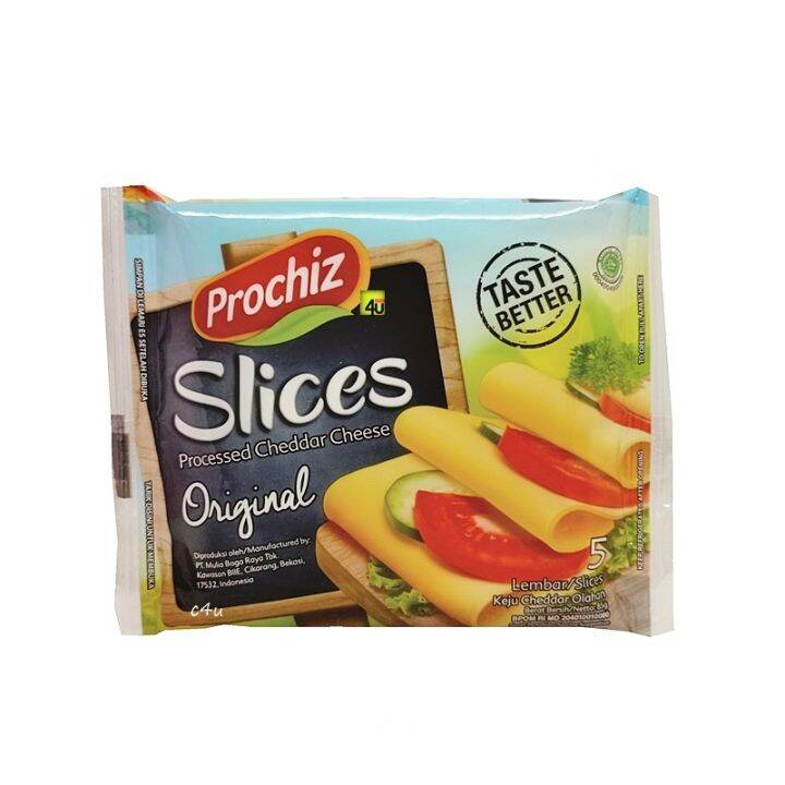 Prochiz Slices ORIGINAL - Keju Lembaran - PACK 5 pcs | Lazada Indonesia