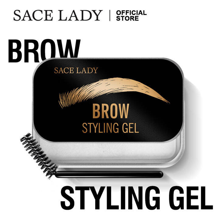 SACE LADY Brow Soap with Spoolie Brush Waterproof Long Lasting Makeup ...