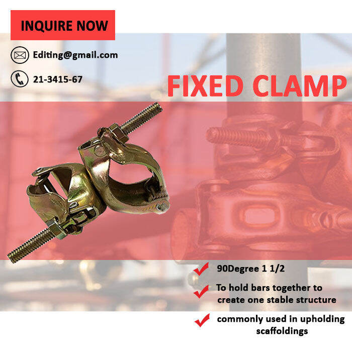 Fixed clamp 1 1/2 | Lazada PH