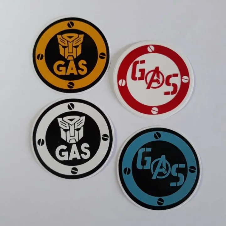 GAS Sticker Decal in 2 Designs & 4 Colors | Lazada PH