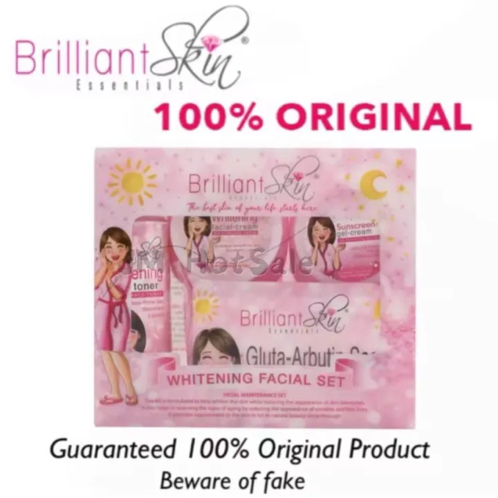 (1set) 100% Original Brilliant Whitening Skin Set Beware Of Fake ...