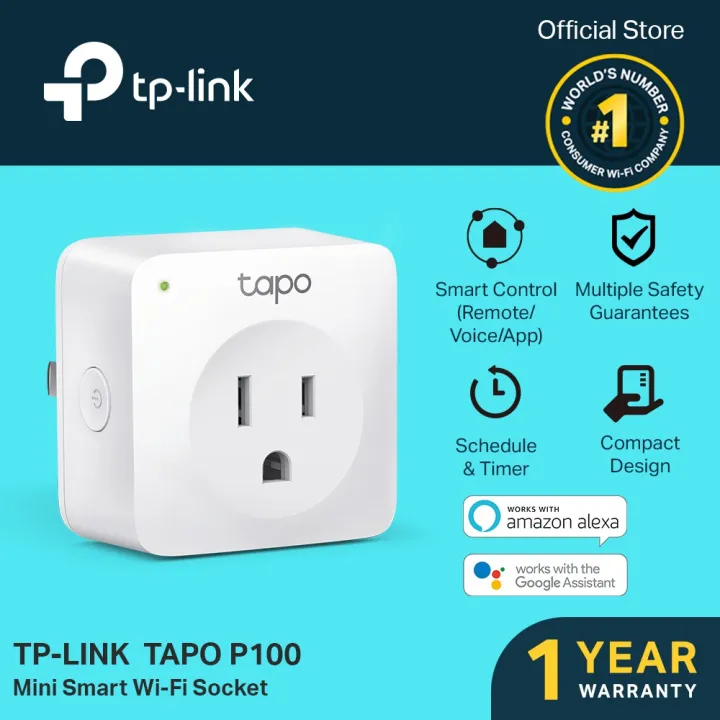 (New Offer)TP-Link Tapo P100 Mini Smart Wi-Fi Socket | WiFi Socket ...