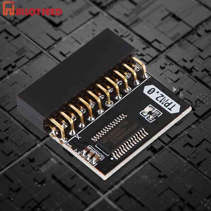 TPM 2.0 Encrypted Security Module Board LPC 20 Pin Mainboard Card TPM2 ...