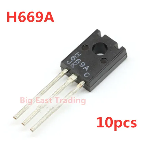 10pcs ( 5pcs H669A + 5pcs H649A ) TO-126F 669A 649A TO126 TRANSISTOR ...