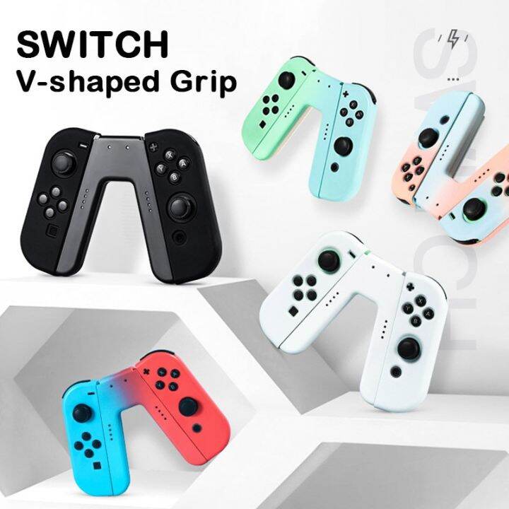 V-shaped Fast Charging Handle Grip For Nintendo Switch JoyCon ...