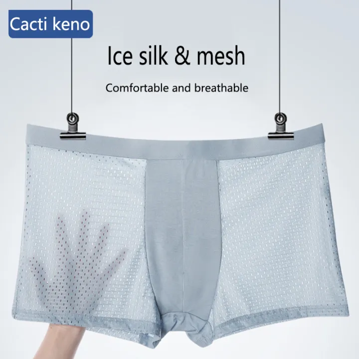 Cacti keno plus size boxer brief for men adult High Quality modal silk ...