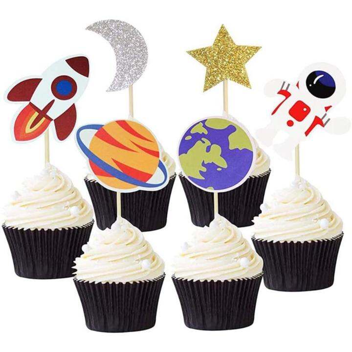 MAHIN Kids Children Outer Space Rocket Astronaut Planet Party Supplies ...