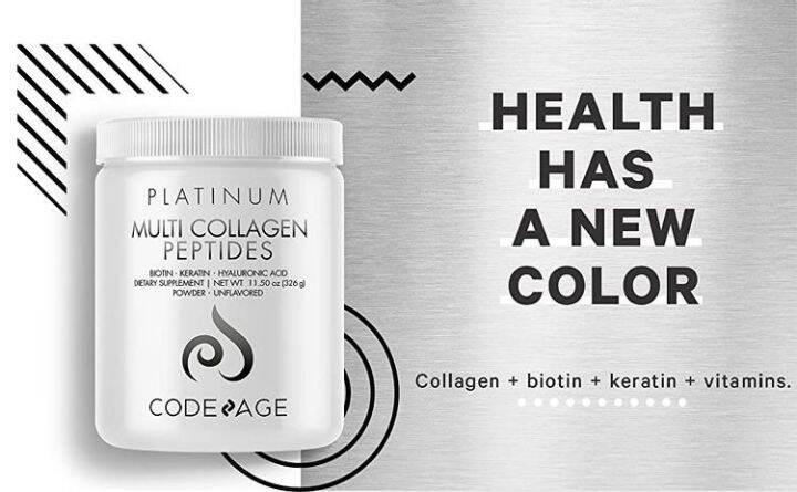 Codeage Multi Collagen Peptides Powder Platinum Edition 326g | Lazada.co.th