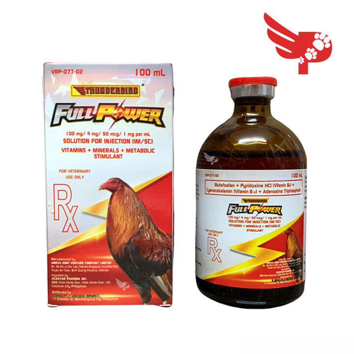 Thunderbird - Full Power 100ml - for Gamefowls, Rooster, Fighting s ...