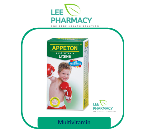 Appeton Multivitamin Lysine with Prebiotics 60's | Lazada