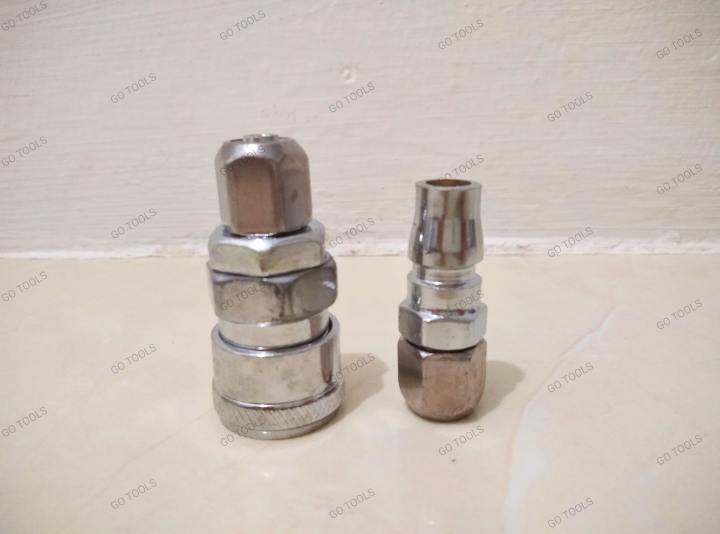 Quick Coupler Sambungan Selang Angin Kompresor set SP PP Set Fitting ...