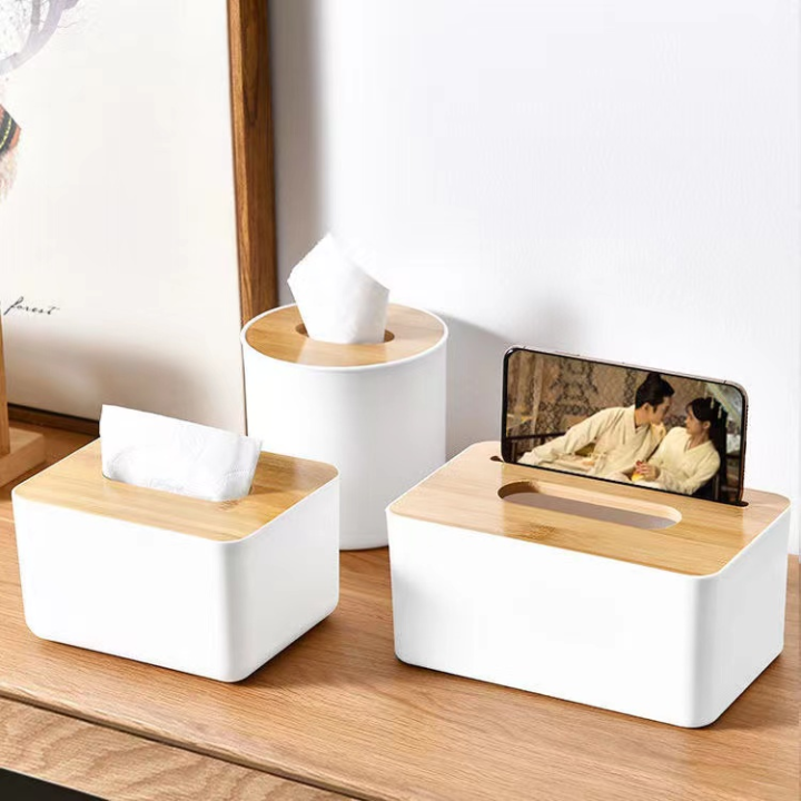 OAO Hotel Home Tissue Box Household Rattan Tissue Box Creative Plastic ...