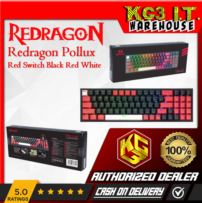 Redragon Pollux 78-Keys Wired Mechanical Gaming Keyboard (Dust-Proof ...