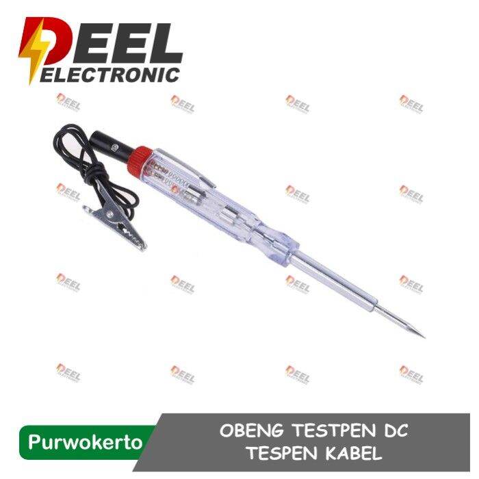OBENG TESPEN DC VOLTAGE TESTER OBENG TEST PEN DC TESTPEN ACCU VOLTAGE ...