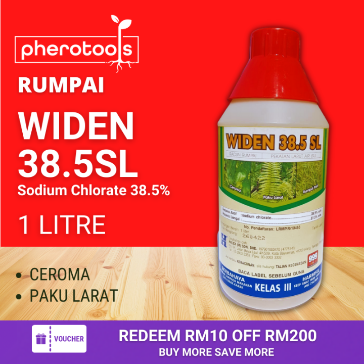 Pherotools Halex WIDEN 38.5 SL 1L/4L Sodium Chlorate 38.5% Herbicide ...