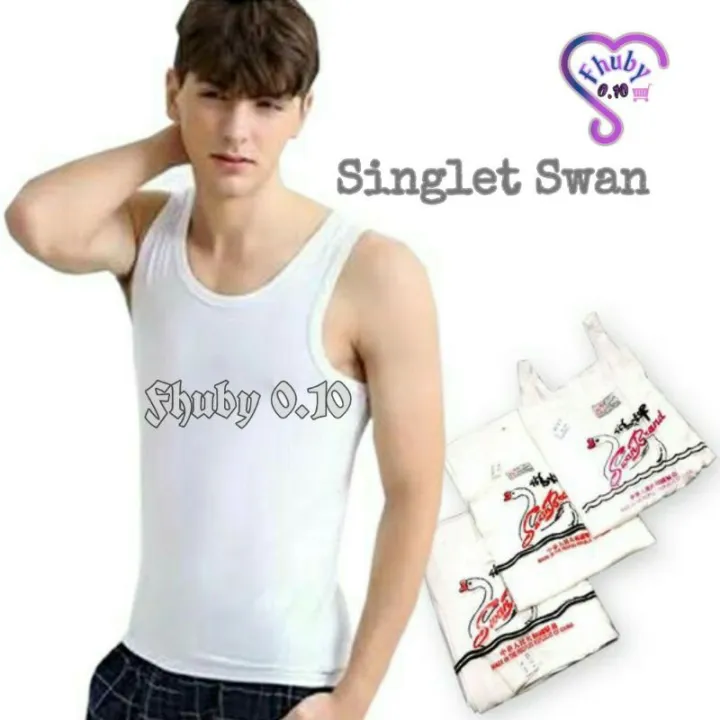 Singlet SWAN / Kaos Dalam Swan / Kaos Dalam Pria Dewasa | Lazada Indonesia