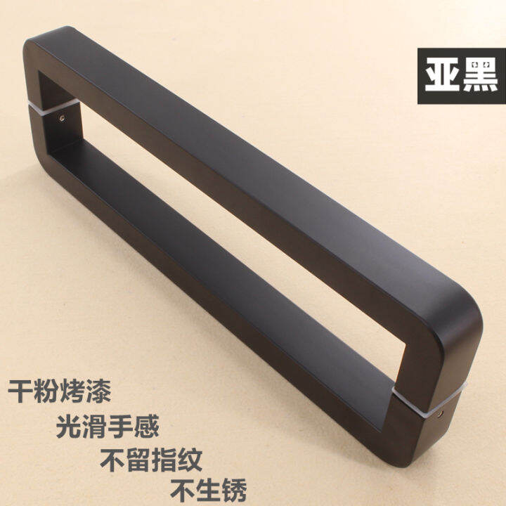 Round corner new thick tempered glass door handle floor spring ... Round corner new thick tempered glass door handle floor spring ...