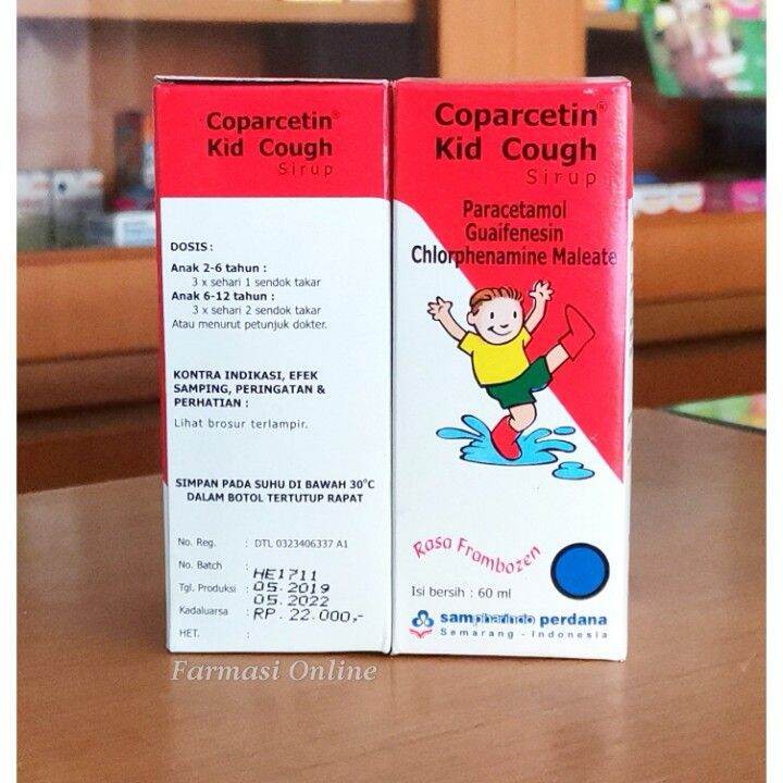 Coparcetin Kid Cough Syrup 60 ml | Lazada Indonesia
