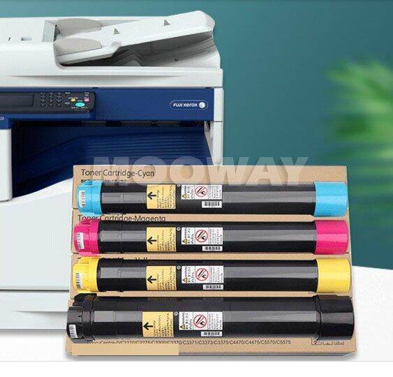 ตลับหมึกสีที่รองรับสำหรับ Workcentre-7525 Xerox 7530 7535 7545 7556 ...