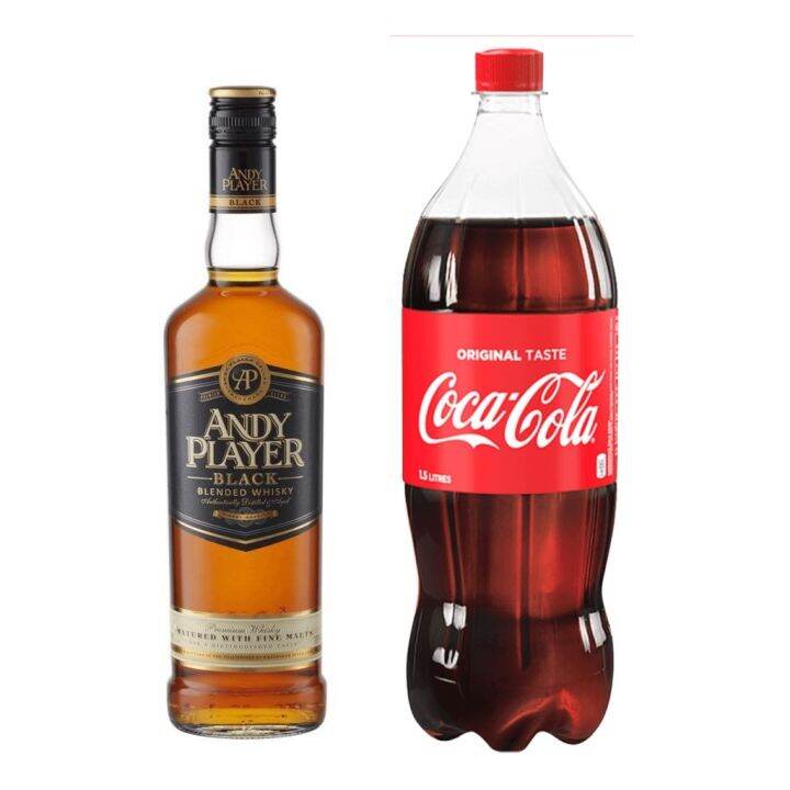 Hot udjy79 Andy Player Black Blended Whisky 500ml Coca Cola 1.5L ...