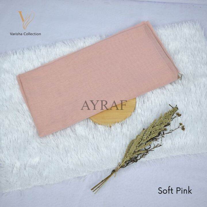 jilbab segiempat paris polos VARISHA Collection / Segi empat paris ...