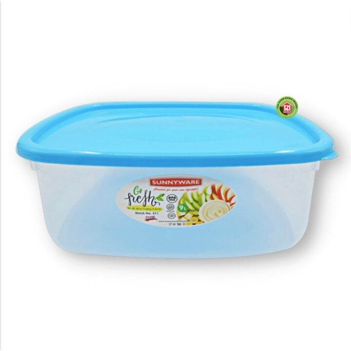 9 Liter Go Fresh Food Container Food Keeper Tupperware Tight Grip Cover ...