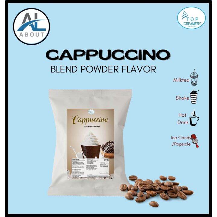 TOP CREAMERY CAPPUCCINO FLAVORED POWDER 500g | Lazada PH