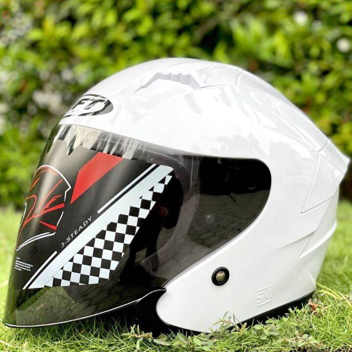 GIFT SARGON HELM HALF FACE PAKET GANTENG SNI ORIGINAL IDENTIK NJS ...